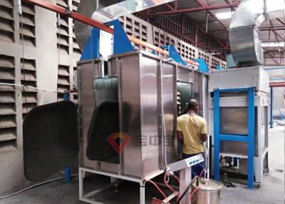 China Reciprocator Fully Automatic Powder Coating Production Line with 450°F Baking Booth and Cyclone Recovery System for sale