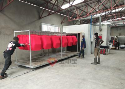 China BZB Vertical Powder Coating Booth with Large Cyclone Recovery System and High-Temperature Baking Oven for Industrial Applications for sale