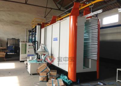 China Electrostatic Powder Coating Production Line for Aluminum Profiles with 80-220°C Curing & Custom Design for sale