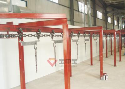 China Paint Line Conveyor Systems for Powder Coating with Hanging Chain - PLC Control & Custom Design Options for sale