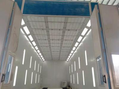 China Custom Bus and Truck Spray Booth with 1000lux Side Lighting 15000x5000x5000mm Paint Room for sale