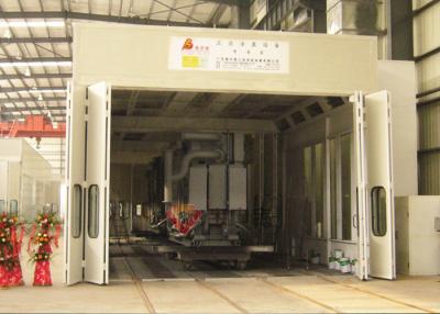 China Industrial Paint Booth Air Conditioning System with PLC Control and Drive-Through Design for Heavy Machinery Coating Lines for sale