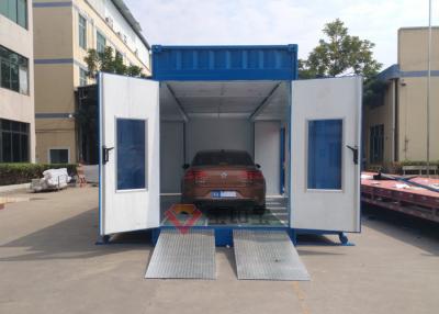China Portable Container Spray Booth for Hail Damage Repair - 6954×4200×2458mm Interior, 16.5KW Power for sale