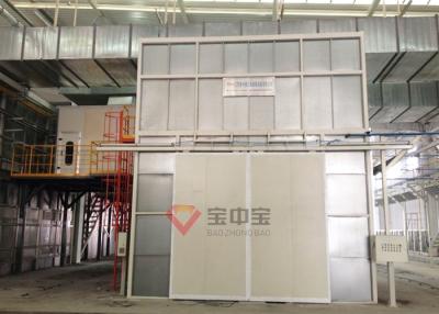 China Bus Spray Booth Automatic Painting Line 15000×5000×5000mm with 49KW Power and 400,000 Kcal/h Heating for sale