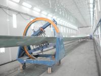 China Wind Turbine Tower Paint Booth for Big Wind Power Blade Painting Custom Size for sale