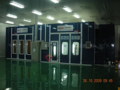 China Custom Industrial Baking Spray Booth 15000×5000×5000mm for Aircraft & Train Parts Painting with 49KW Power for sale