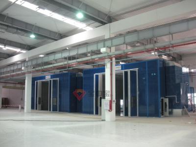 China Industrial Vehicle Painting Booth 15000×5000×5000mm with 49KW Power and 400000 Kcal/h Heating System for sale