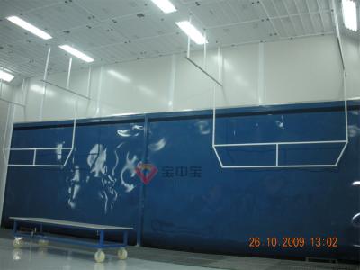 China Custom Industrial Water Curtain Paint Booth 15000×5000×5000mm for Aircraft & Train Parts with 49KW Power for sale