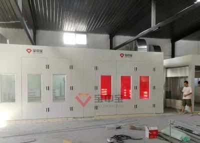 China BZB-8000 Infrared Paint Booth 6900x4000x2800mm with 180000 Kcal/h Heating and LED Lighting System for sale