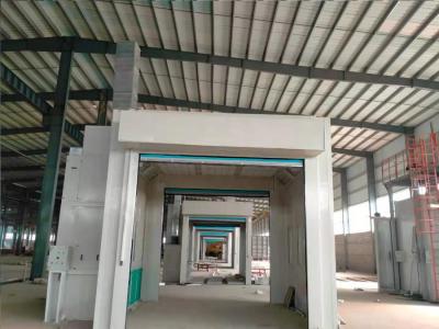 China Custom Industrial Spray Paint Booth 15000×5000×5000mm for Truck & Bus Manufacturing with 49KW Power for sale