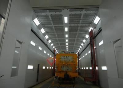 China Metro Train Paint Booth Systems with Trolley Equipment - Custom Industrial Painting Lines for Rail Vehicles for sale