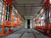 China Electric Portable 3D Lift for Paint Booth - 15000×5000×5000mm Internal Dimension with 140KW Total Power for sale