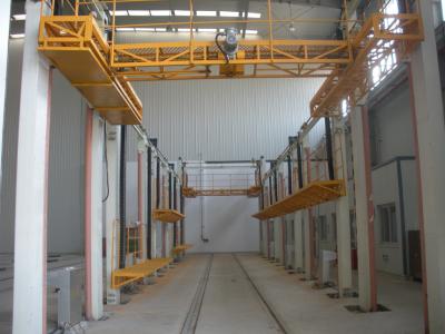 China Safety Lifting Walkingway Platform for Painting Rooms - 15000×5000×5000mm Internal Dimension with 140KW Power for sale