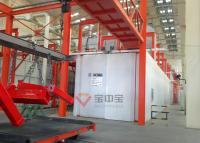 China Heavy Machinery Painting Spray Booth with Conveyor Chain System for XCMG Paint Line 21 Years Experience for sale
