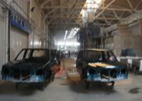 China Auto Body Painting Line Robot Automatic Solvent Paint Production Line Custom Size for sale