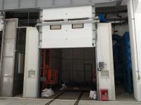 China Custom Industrial Painting Production Line with Sandblasting Room, Bake Booth & Water Curtain - 8-Hour Capacity Design for sale