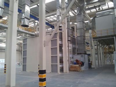 China Automatic Liquid Paint Booth for Vehicle Components - Custom Industrial Painting Line with PLC Control for sale