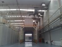 China Strong Top Fan Iron Substrate 2.5m Painting Production Line with Custom Conveyor Systems and PLC Control for sale