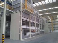 China Strong Top Fan Iron Substrate 2.5m Painting Production Line with Custom Conveyor Systems and PLC Control for sale