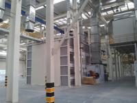 China Strong Top Fan Iron Substrate 2.5m Painting Production Line with Custom Conveyor Systems and PLC Control for sale
