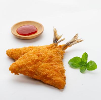 China Japanese Style Breaded Aji Fillet Bulk Boneless Quick Fry Frozen Food HACCP ISO Standards for sale