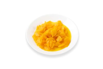 China Spicy Half Cut Takuan Pickled Food Extra Crunchy Radish Slice Tangy And Spicy Flavor for sale