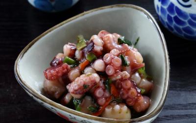 China Pre Cooked Japanese Seasoned Food Wasabi Octopus Ready To Eat Appetizer for sale