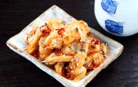 China Korean Seasoned Food Appetizer Tender Spicy And Chewy Frozen Spicy Clam Meat for sale