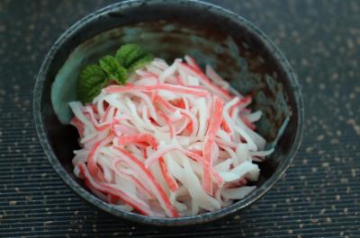 China Fine Fiber Ready To Use Surimi Food Shredded Crab Meat Frozen Krab Floss For Salad for sale