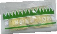 China Hygienic 10g Gari Pickled Ginger Single Serve Packet For Takeout And Fast Food HACCP for sale
