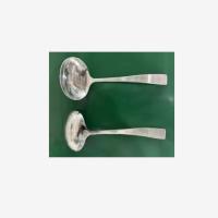 China Food Grade 304 Heavy Duty Commercial Sauce Ladle Bulk Large Volume Utensil for sale