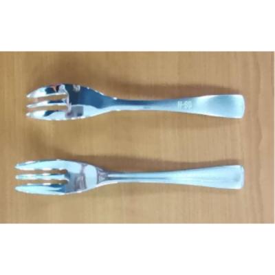 China Food Grade 304 Stainless Steel Dessert Fork Bulk Commercial Cake Appetizer Utensil for sale