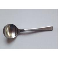 China Food Grade 304 Round Head Stainless Steel Coffee Spoon Durable Bulk Soup Cutlery for sale