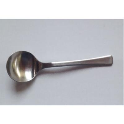 China Food Grade 304 Round Head Stainless Steel Coffee Spoon Durable Bulk Soup Cutlery for sale