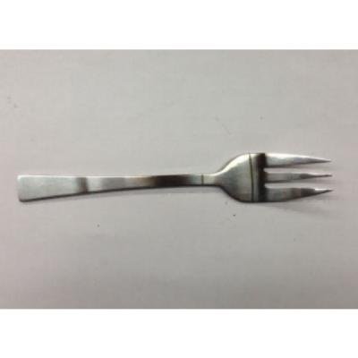 China Food Grade 304 Durable Heavy Stainless Steel Flatware Dessert Fork Bulk Cake Appetizer Utensil for sale