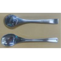 China Elegant 304 Replacement Stainless Flatware Dessert Spoon Set Medium Size Polished Tableware For Cake Ice Cream for sale