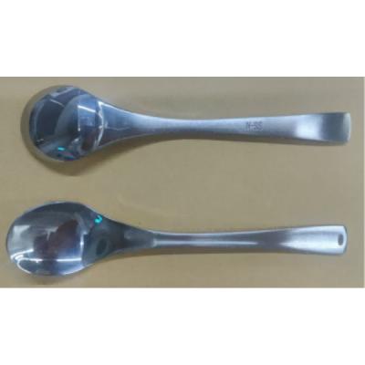 China Elegant 304 Replacement Stainless Flatware Dessert Spoon Set Medium Size Polished Tableware For Cake Ice Cream for sale