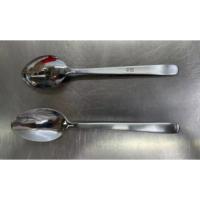 China Thickened 304 Curry Spoon Set Oval Head Large Capacity Tableware For Asian Cuisine for sale