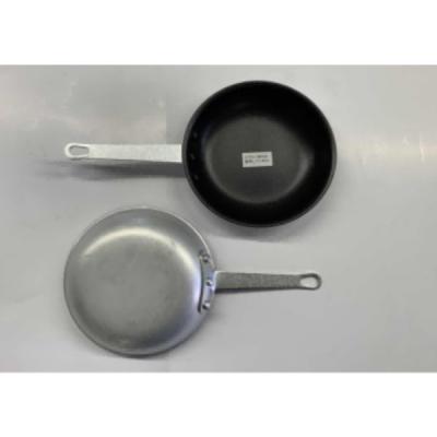 China 19cm Mini Aluminium Non-Stick Wok, 3.0mm Single Bottom Stainless Steel Handle Pan, Cooking Baking Tools Kitchen Accessories Bulk for sale