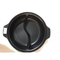 China Divided Hot Pot IH Compatible Aluminium ADC12 Cookware, Two Flavor Separator Design, Cooking Baking Tools Kitchen Accessories Bulk for sale