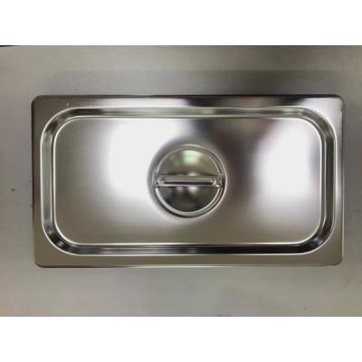 China Food Grade 304 Low MOQ 20 Cases FOOD PAN 1/3 Lid, Commercial COOKING BAKING TOOLS & Sealing Cover for sale