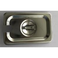 China Food Grade 304 Spoon-Slot FOOD PAN 1/9 Lid, Low MOQ Commercial COOKING BAKING TOOLS Serving Cover for sale