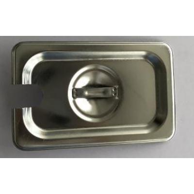 China Food Grade 304 Spoon-Slot FOOD PAN 1/9 Lid, Low MOQ Commercial COOKING BAKING TOOLS Serving Cover for sale