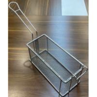 China Commercial FRYING BASKET, Heavy Duty COOKING BAKING TOOLS Long Handle Straine for sale