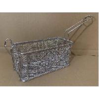China Commercial FRYING BASKET ③, Heavy Duty COOKING BAKING TOOLS Mesh Deep Fryer for sale