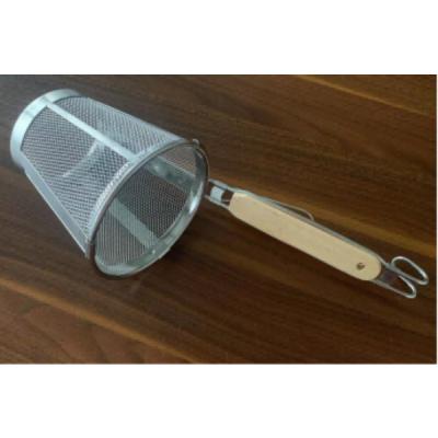 China Punching Hole Noodles Basket with Hooks, Commercial COOKING BAKING TOOLS Noodle Strainer for sale