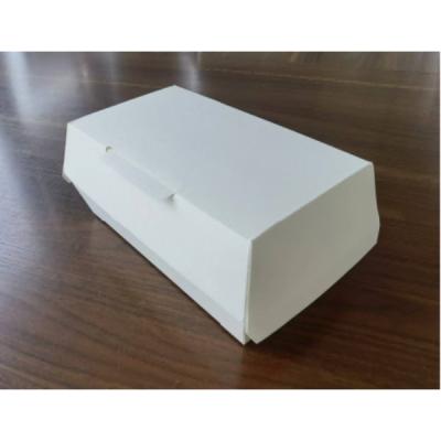 China Disposable Food Packaging PAPER BOX for Fried Chicken, Bulk Kraft Takeout Container for sale