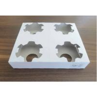 China Disposable Food Packaging Kraft PAPER CUP HOLDER, Bulk Drink Carrier Tray for sale