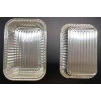 China Disposable Food Packaging Square Aluminum Foil Container, Bulk Catering Takeout Tray for sale