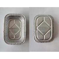 China High Capacity Square Aluminum Foil Container Disposable Food Packaging Bulk Catering Pan for sale
